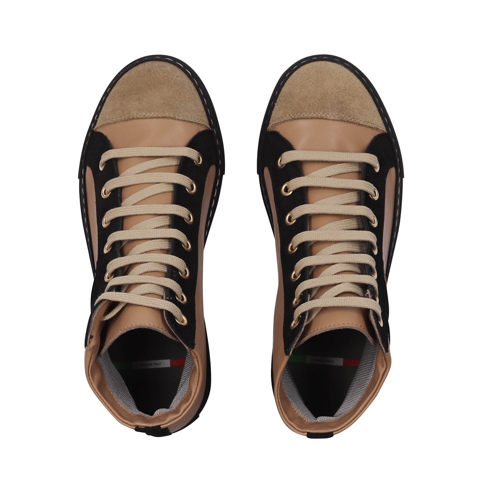 High Top Shoes | Luxury Italian High‑Top Sneakers | Inflowuendo33